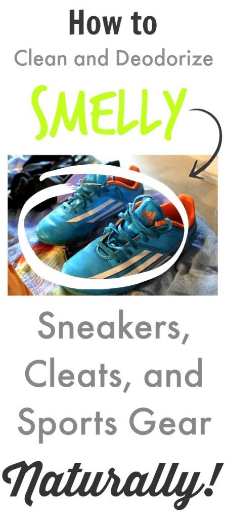 How to Clean Cleats - Deodorize smelly sneakers, cleats, and sports ...