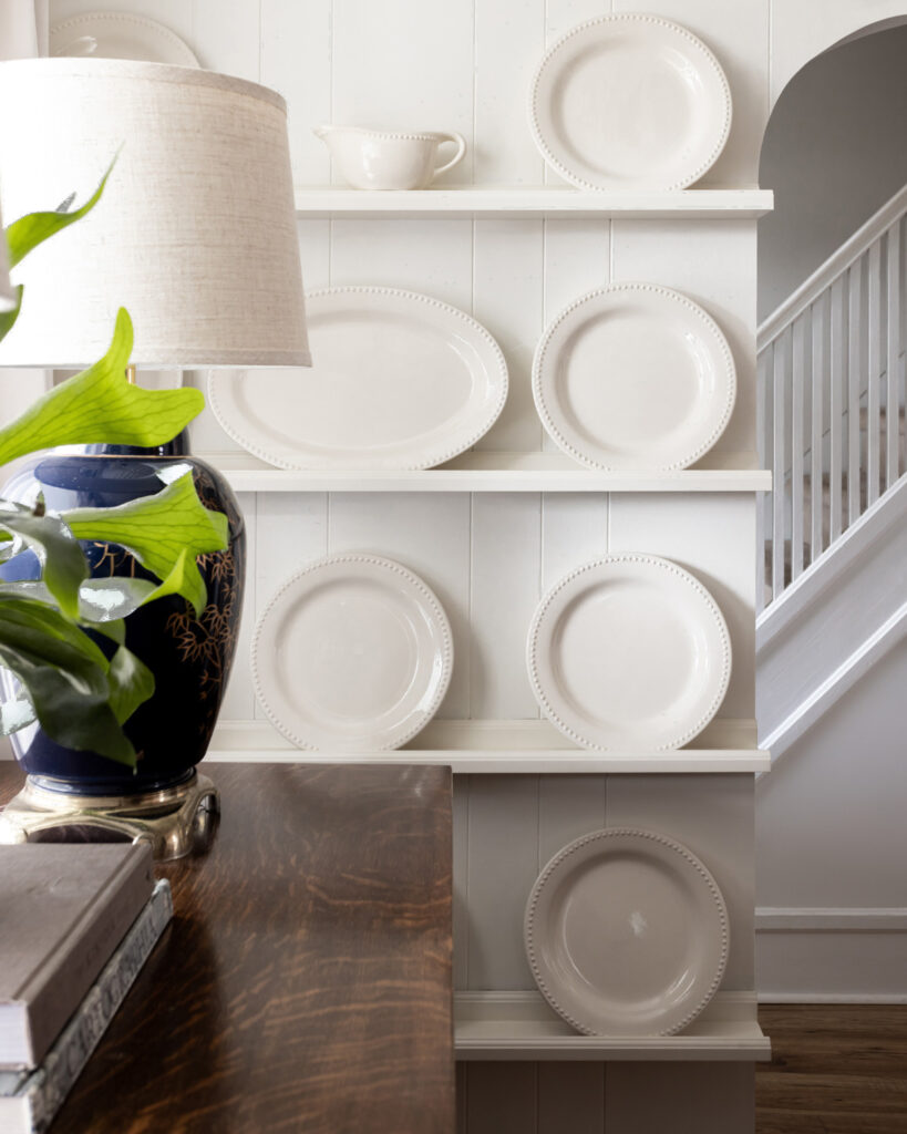 Easy DIY Plate Rack - The Creek Line House