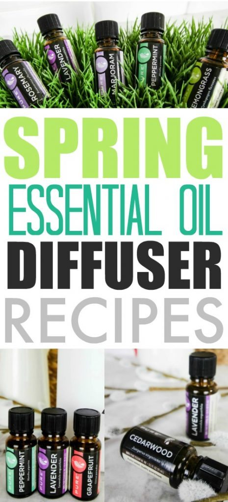 Spring Essential Oil Diffuser Recipes - The Creek Line House