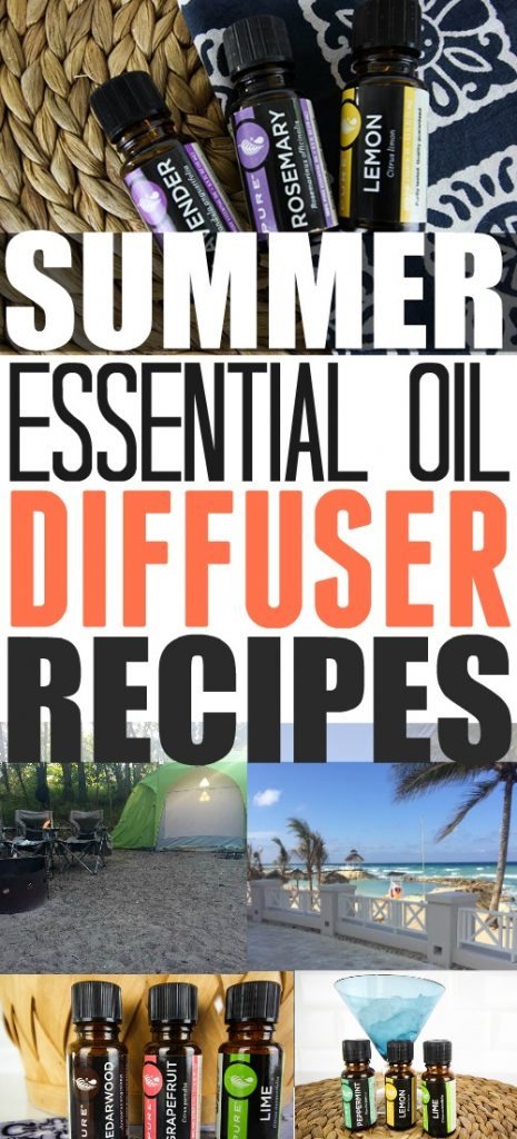 Summer Essential Oil Diffuser Recipes - The Creek Line House