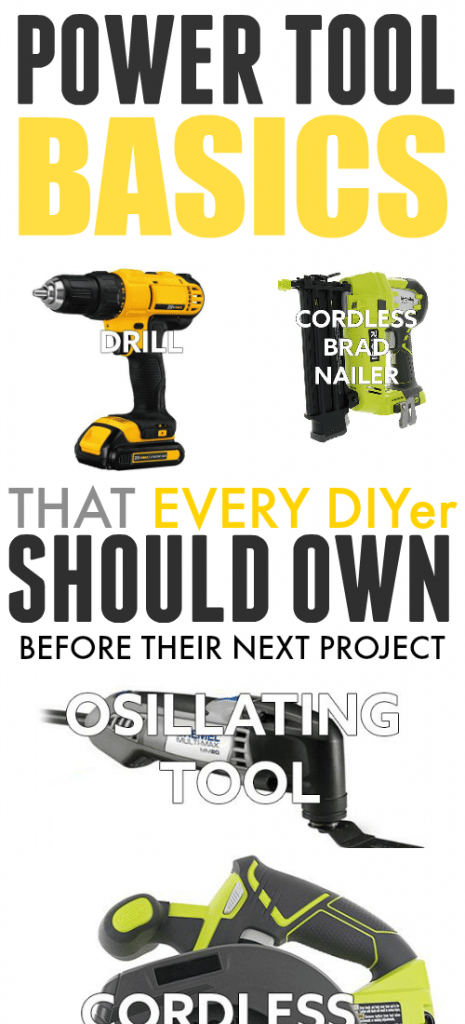Power Tools Every DIYer Should Own - The Creek Line House