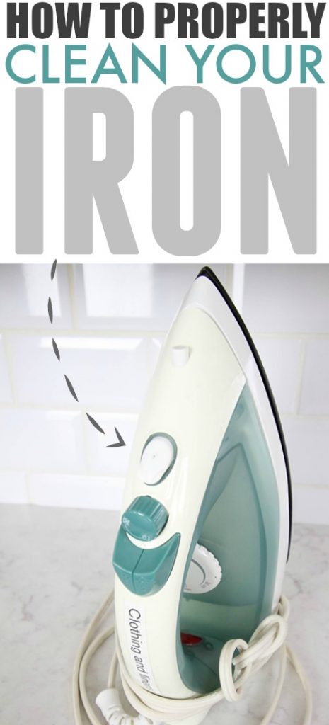 How to Clean an Iron - The Creek Line House