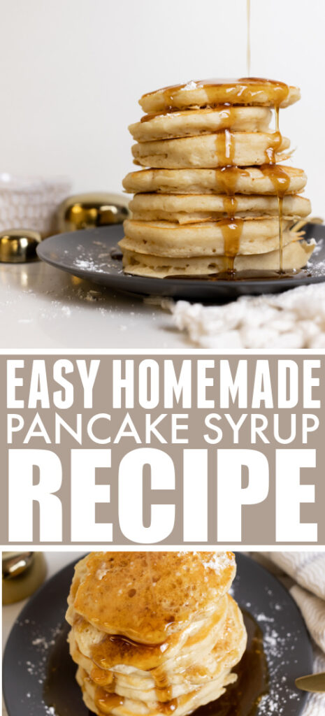 Homemade Pancake Syrup Recipe - The Creek Line House