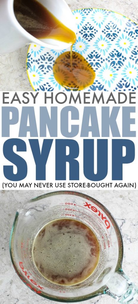 Homemade Pancake Syrup Recipe - The Creek Line House