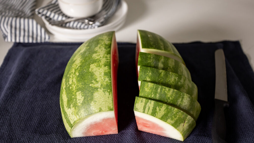 How to Cut a Watermelon Quickly and Easily - The Creek Line House