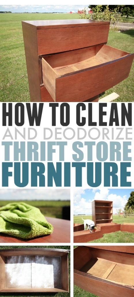 How to Clean Thrift Store Furniture - The Creek Line House