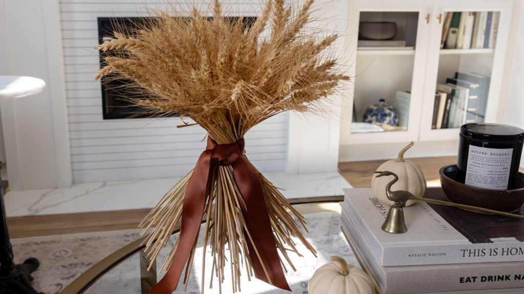 DIY Classic Wheat Sheaf Decor for Fall - The Creek Line House