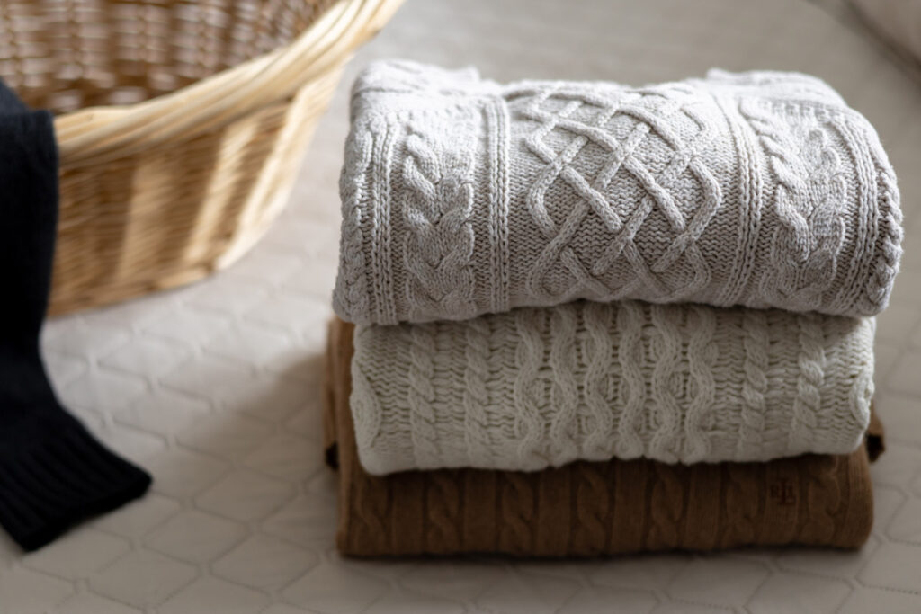 How to Fold Sweaters for Easy and Tidy Stacking - The Creek Line House