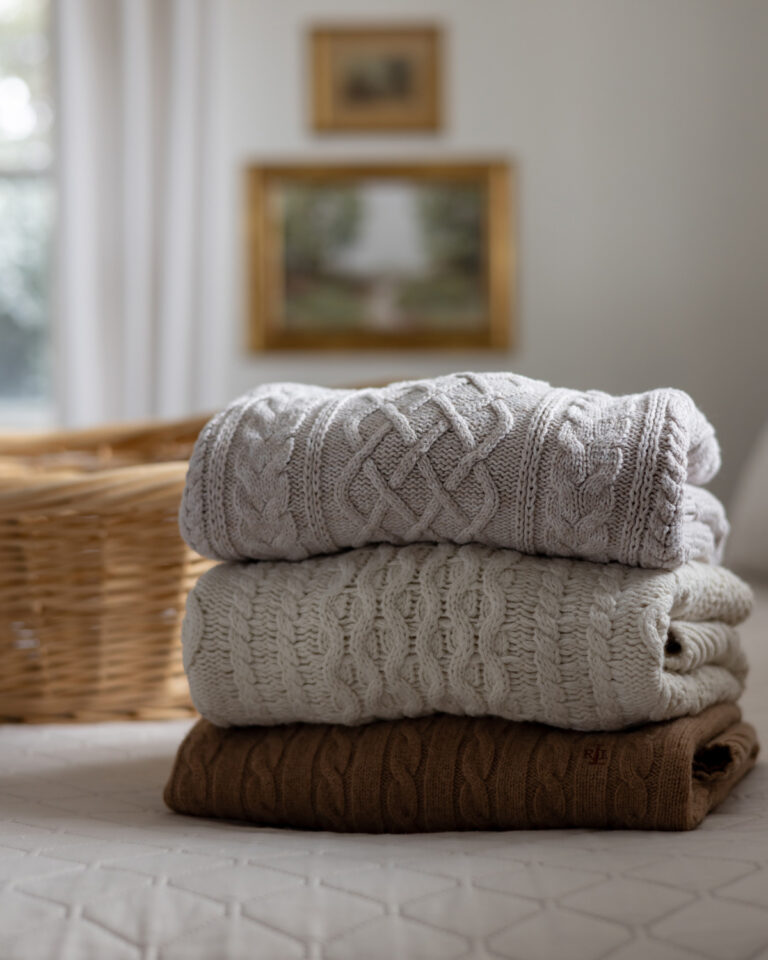 How to Fold Sweaters for Easy and Tidy Stacking - The Creek Line House