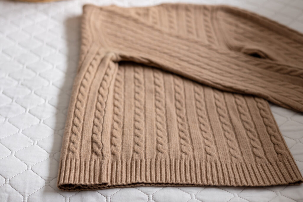 How to Fold Sweaters for Easy and Tidy Stacking - The Creek Line House