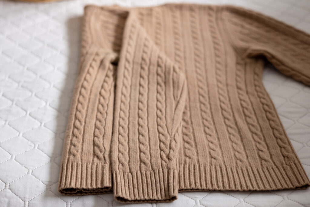 How to Fold Sweaters for Easy and Tidy Stacking - The Creek Line House