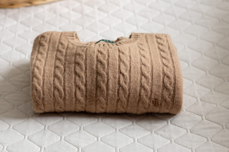 How to Fold Sweaters for Easy and Tidy Stacking - The Creek Line House