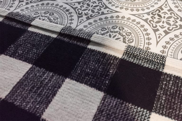Easy DIY Buffalo Check Throw Blanket - The Creek Line House