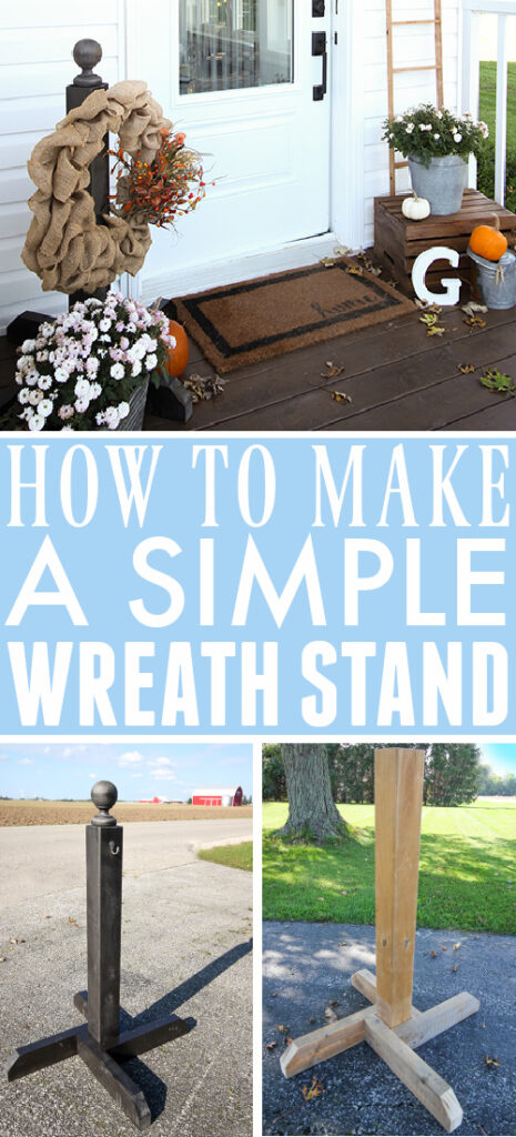 DIY Wreath Stand - The Creek Line House