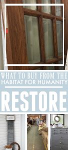 What to Buy From the ReStore - The Creek Line House