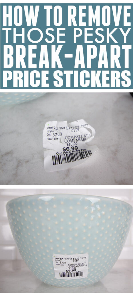 How to Remove Break-Apart Price Stickers Quickly and Easily - The Creek ...