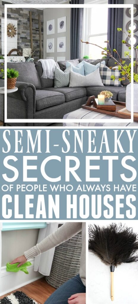 Semi-Sneaky Clean Home Secrets - The Creek Line House