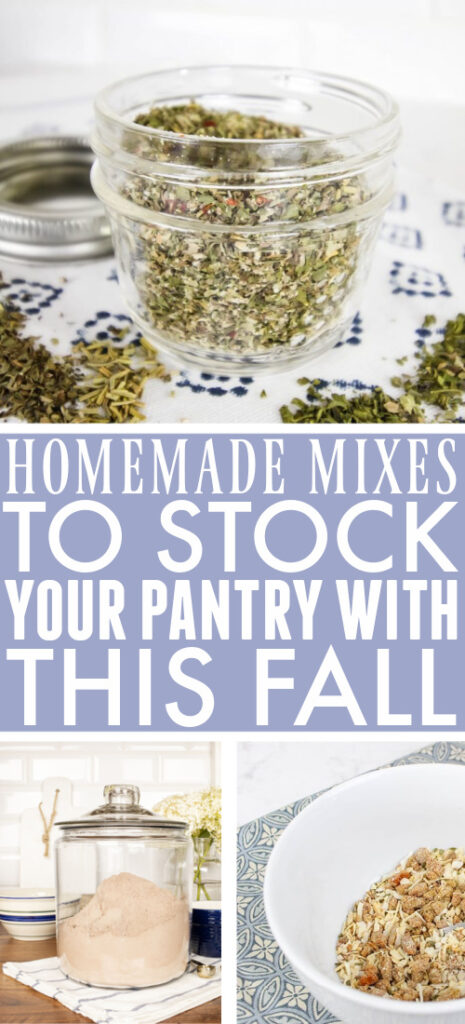 Homemade Mixes to Stock Your Pantry | The Creek Line House