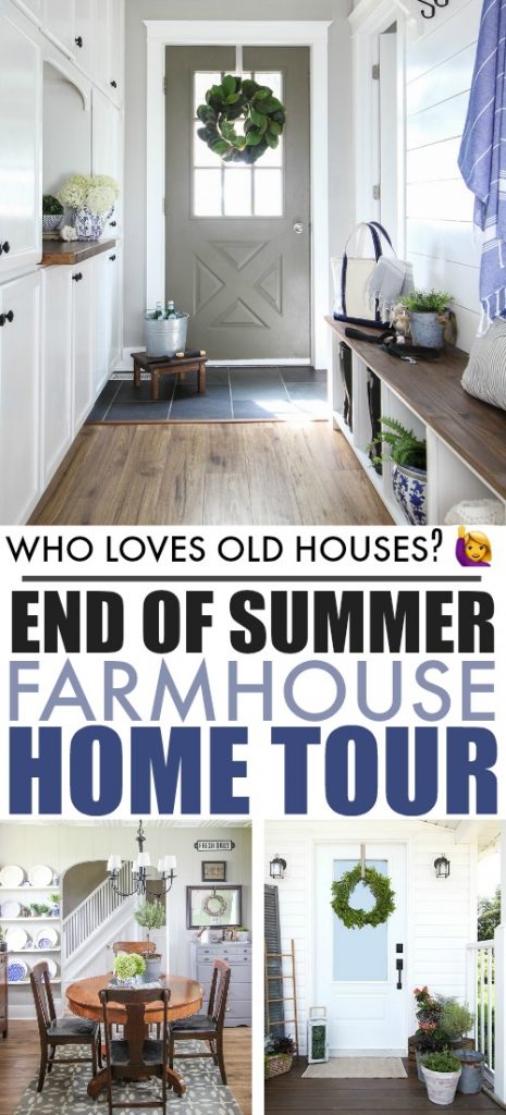 End of Summer Farmhouse Home Tour - The Creek Line House