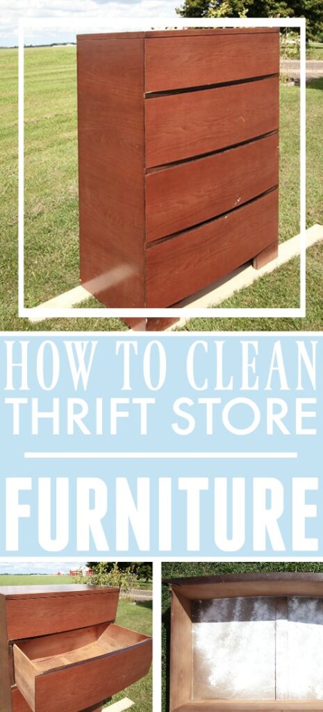How to Clean Thrift Store Furniture - The Creek Line House