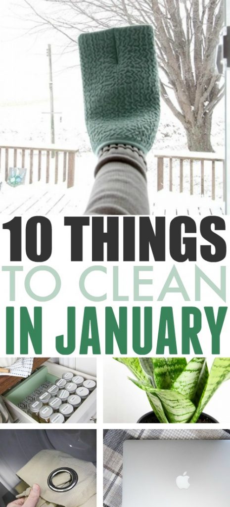 What to Clean in January - The Creek Line House