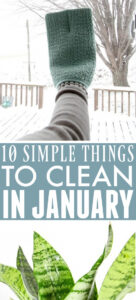 What to Clean in January - The Creek Line House