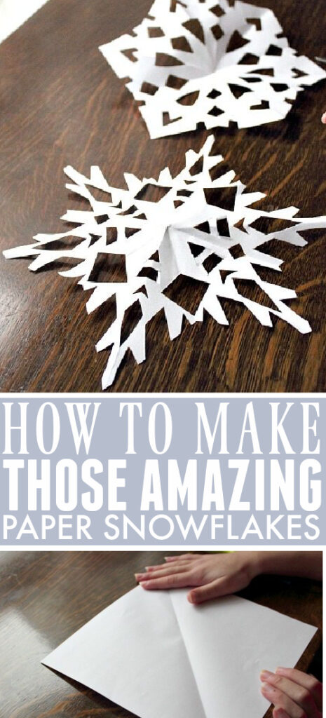 How to Make Those Amazing Paper Snowflakes! - The Creek Line House