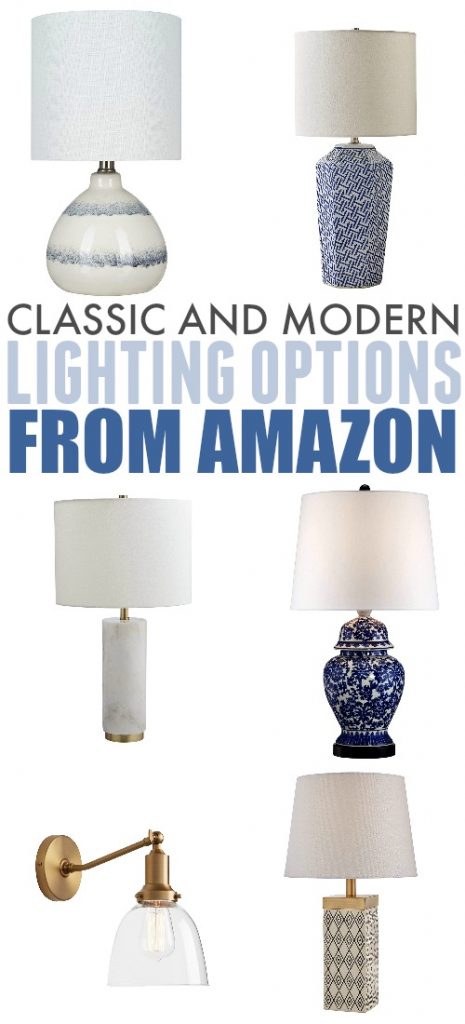 Classic and Modern Lighting Options from Amazon - The Creek Line House