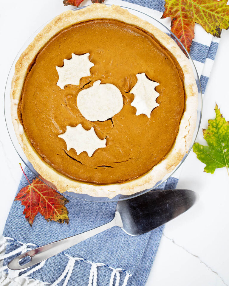 Perfect Plant-Based Pumpkin Pie - The Creek Line House