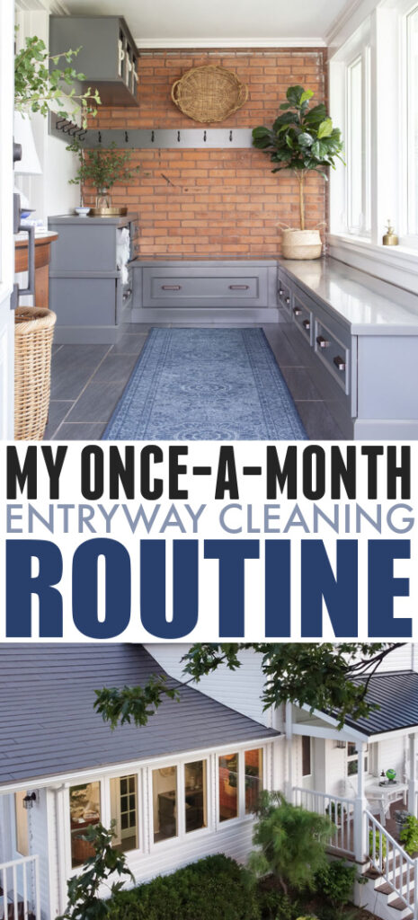 Once-a-Month Entryway Cleaning Routine - The Creek Line House