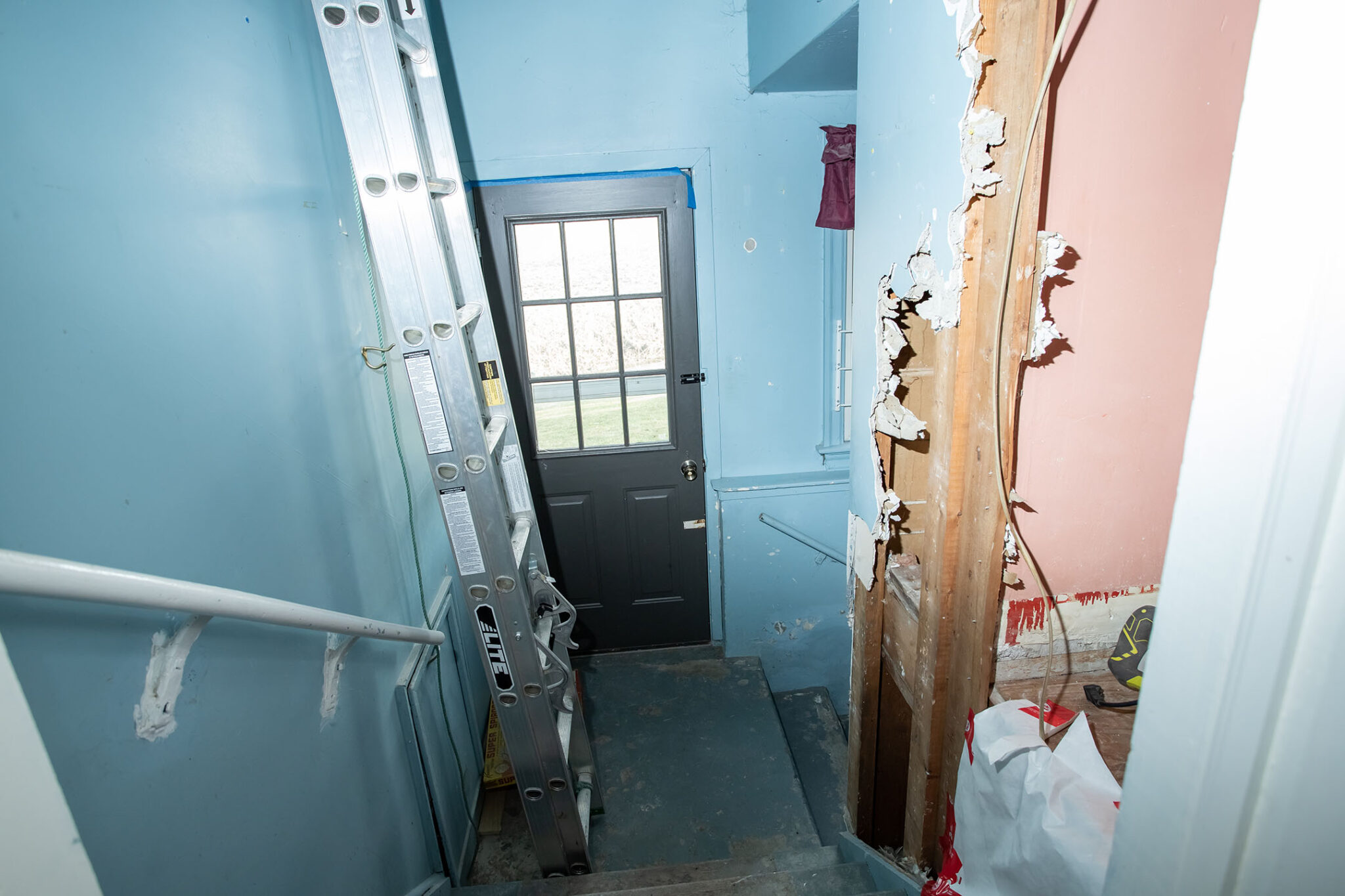 New Project: Finally Tackling the Back Stairwell - The Creek Line House