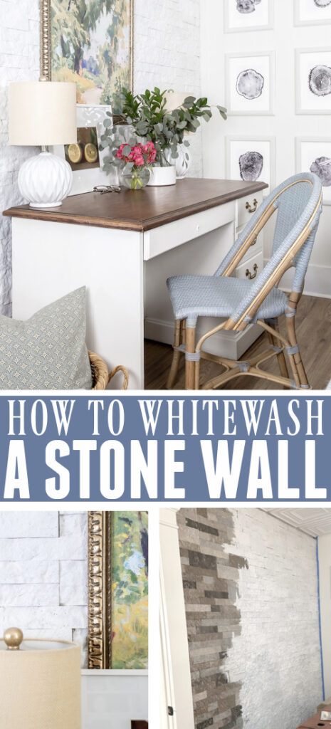 How to Whitewash a Stone Wall - The Creek Line House