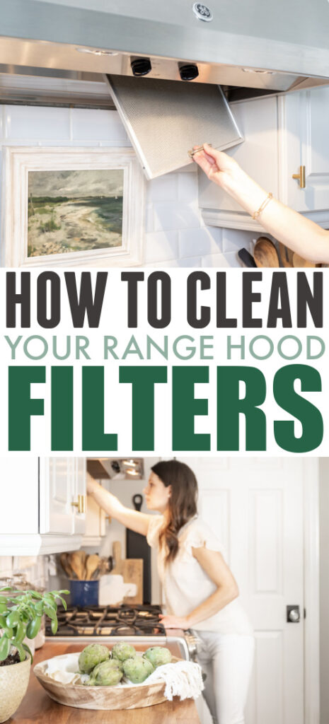 How to Clean Range Hood Filters - The Creek Line House