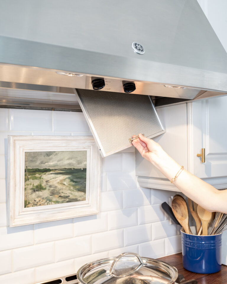 How to Clean Range Hood Filters - The Creek Line House