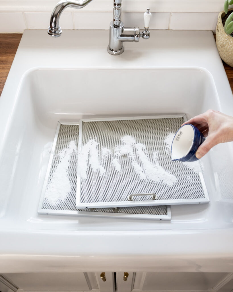 How to Clean Range Hood Filters - The Creek Line House