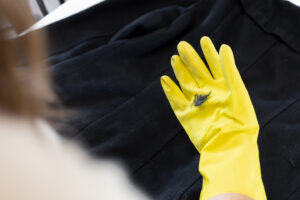 The Rubber Glove Trick for Wool Coats - The Creek Line House