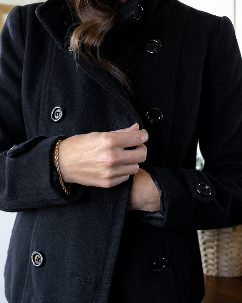 The Rubber Glove Trick for Wool Coats - The Creek Line House