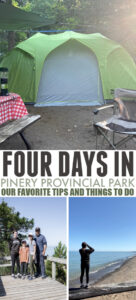 4 Days in Pinery Provincial Park - The Creek Line House