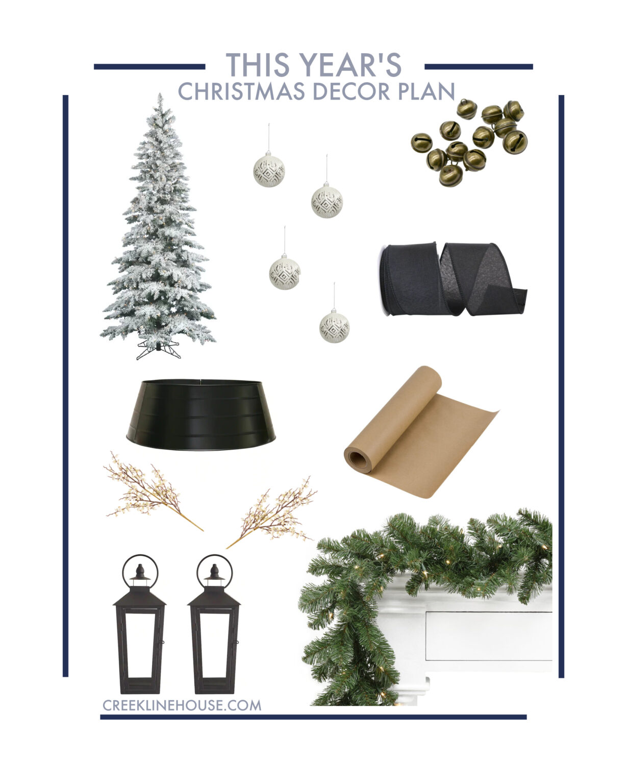 This Year's Christmas Decor Plan - The Creek Line House