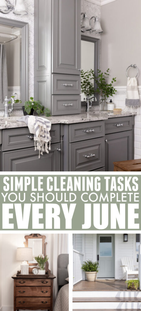 What to Clean in June - The Creek Line House