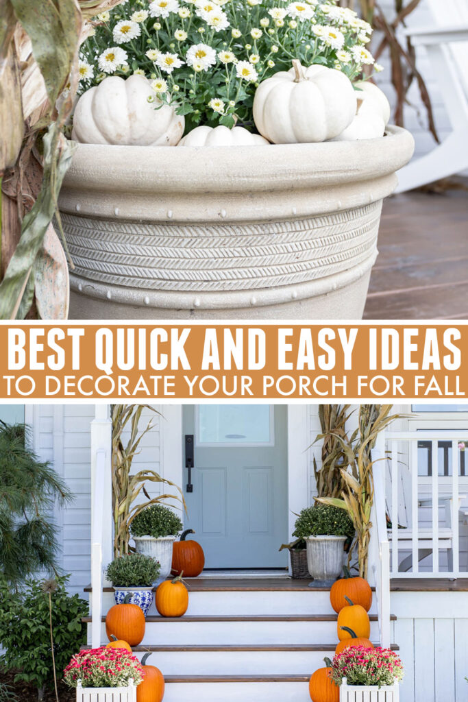 Fall Decor: The Best Quick and Easy Front Porch Ideas - The Creek Line ...