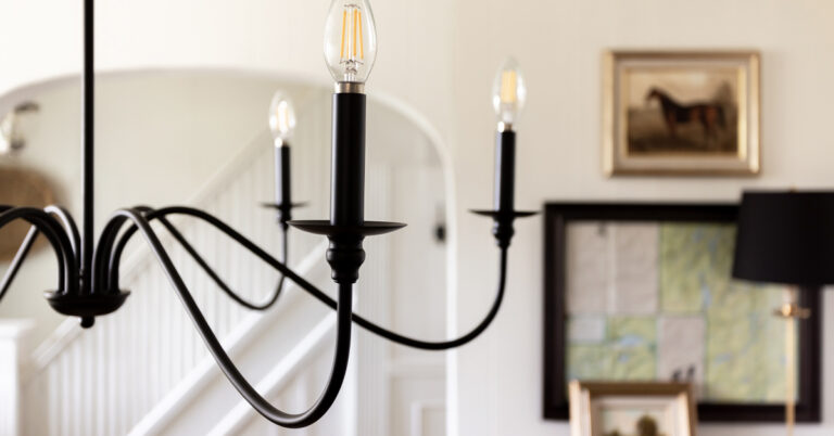 How High Should A Ceiling Light Fixture Hang Over a Table? - The Creek ...