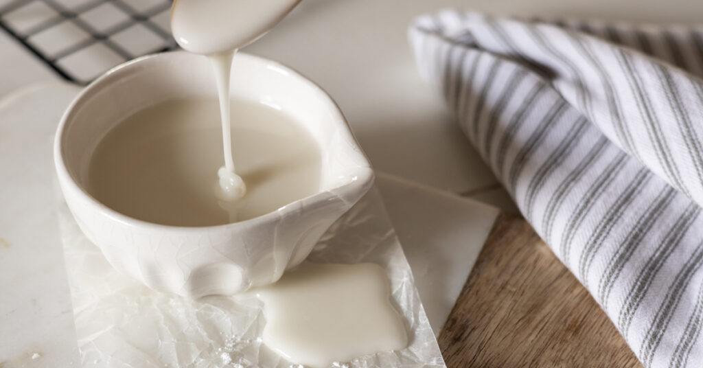 3 Ingredient Almond Glaze Recipe - The Creek Line House