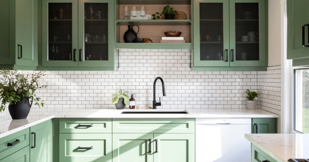 Green Kitchen Cabinets are a Colorful but Timeless Choice for Your Home ...