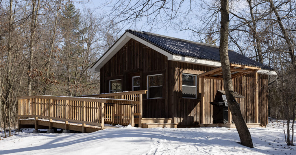 Staying in the Pinery Provincial Park Cabins - The Creek Line House