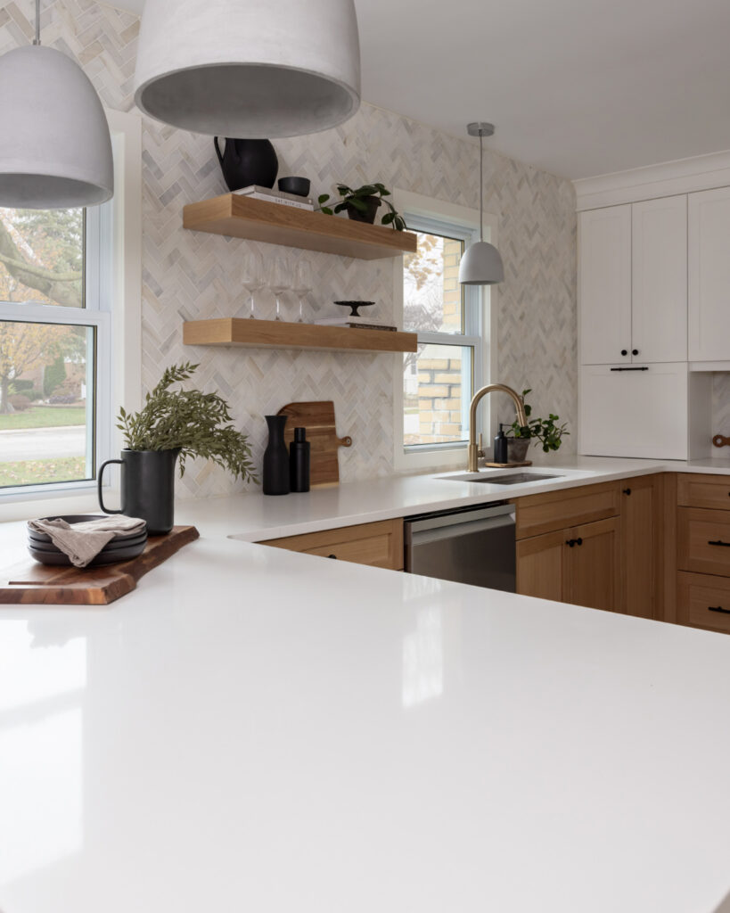 Kitchen Shelf Decorating Ideas - The Creek Line House