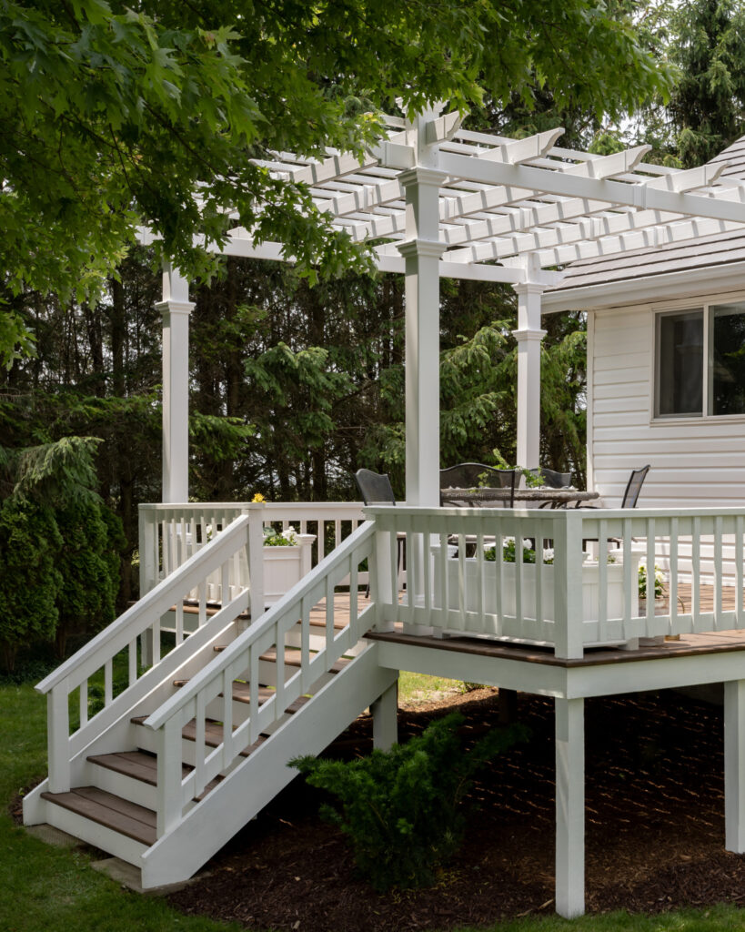 Our New Deck Pergola and Our Backyard Update Project - The Creek Line House