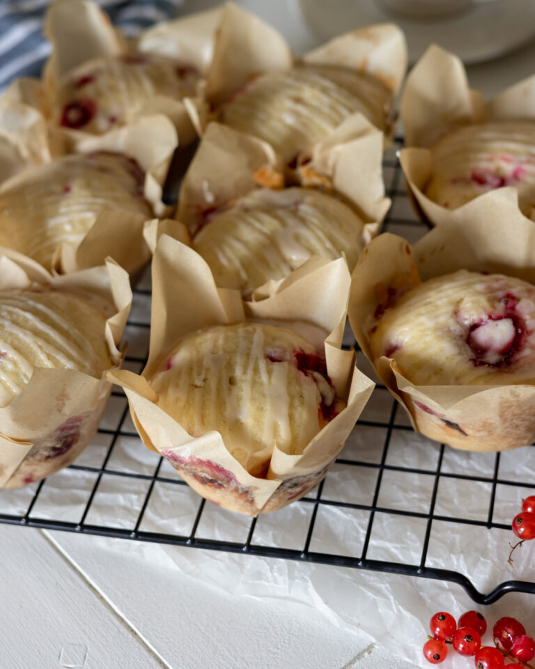 Strawberry Red Currant Muffins - The Creek Line House