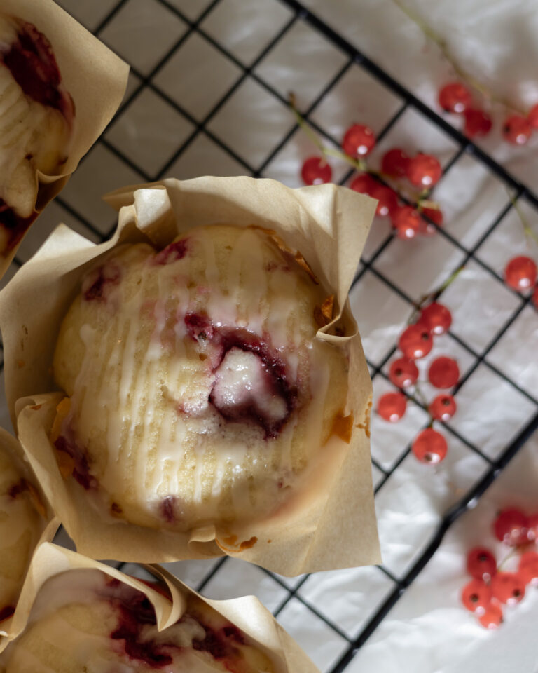 Strawberry Red Currant Muffins - The Creek Line House