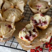 Strawberry Red Currant Muffins - The Creek Line House